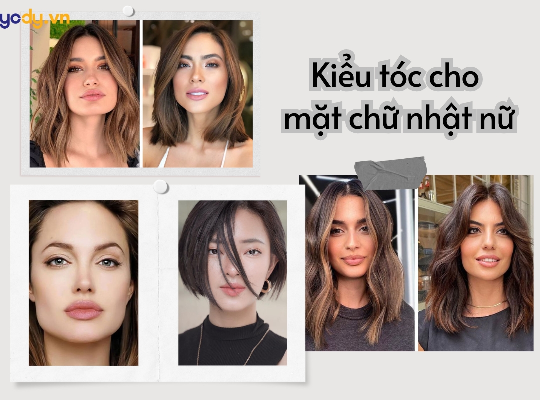 F5 Visual Cực Chất Với Kiểu Tóc Cho Mặt Chữ Nhật Nữ Đẹp Nhất 2025 | Yody